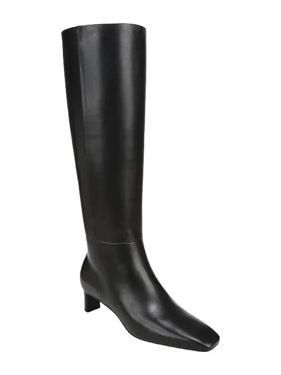 Vince Lilith Tall Suede Boots - Black