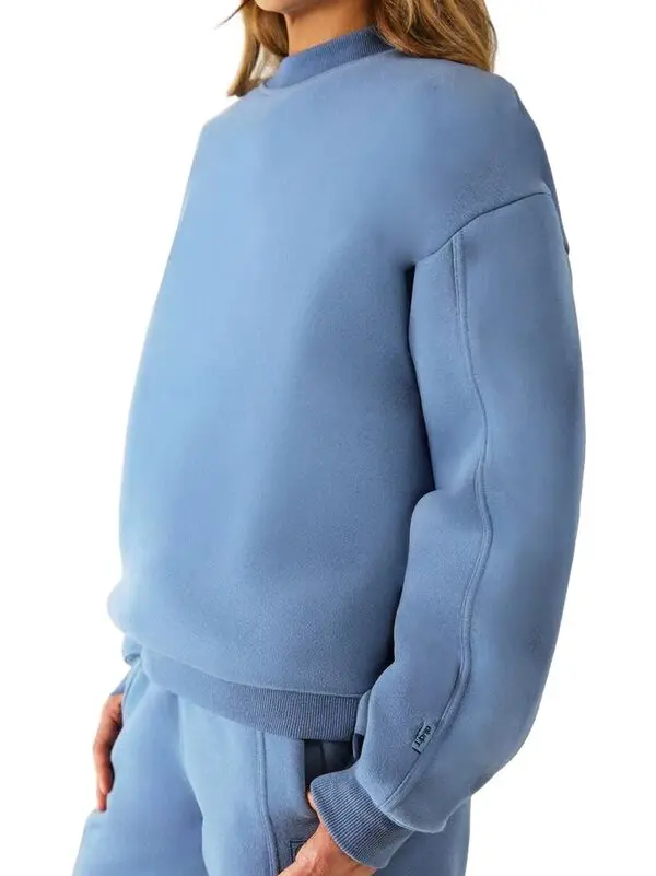 GLYDER Buffalo Crewneck Sweatshirt - Washed Blue