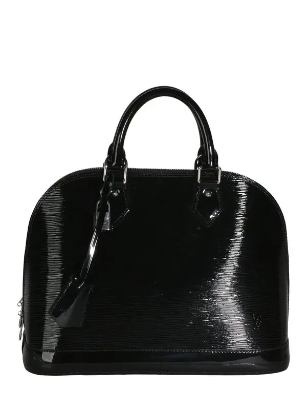 LOUIS VUITTON Epi Electric Alma Pm Top Handle Bag - Black