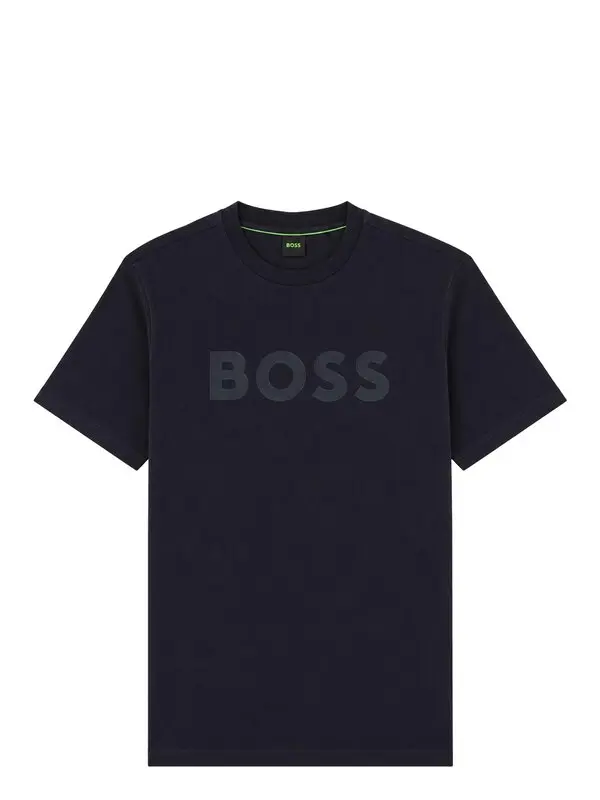 BOSS T-shirt Con Logo - Blue