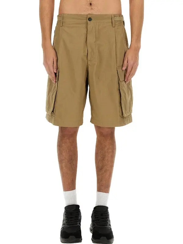 Dsquared2 Bermuda Cargo Shorts - Beige