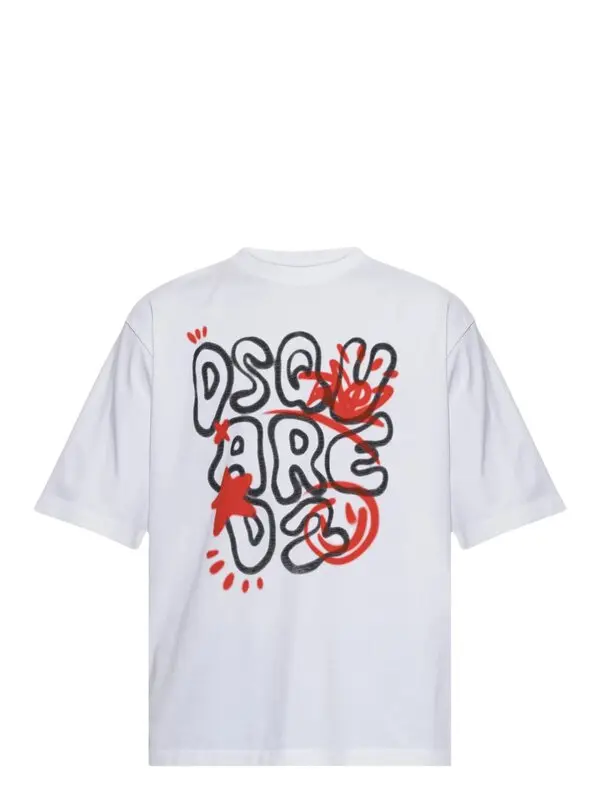 Dsquared2 Logo-print Short-sleeve T-shirt - White