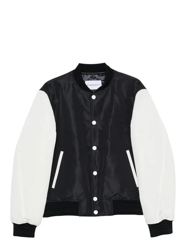 Givenchy Logo Bomber Jacket - Blue