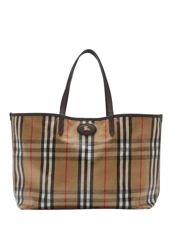 Burberry Medium Highlands Tote Handbag - Sand