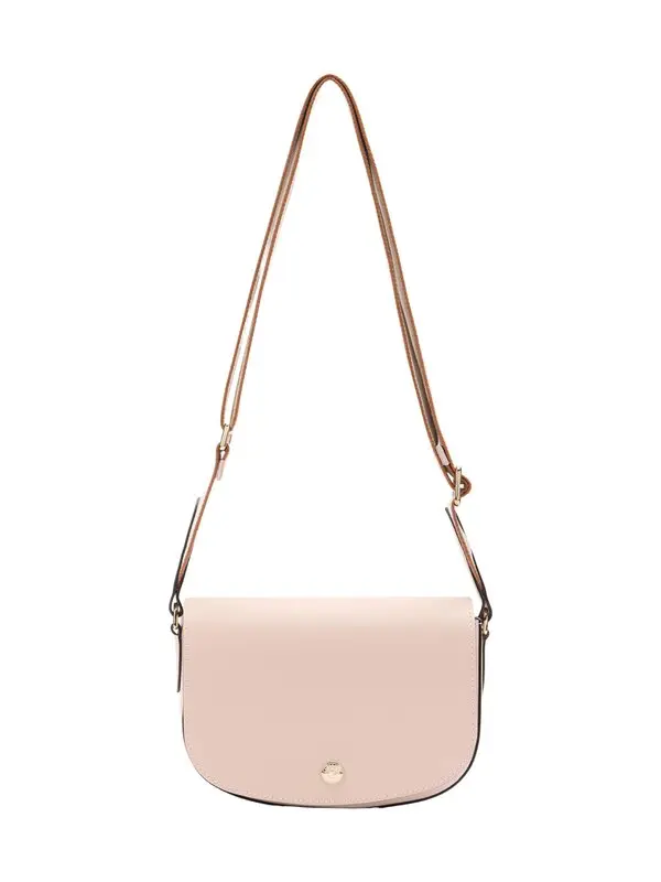 Longchamp Calfskin Leather Shoulder Bag - Pink