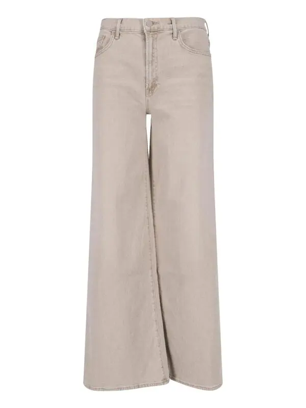 MOTHER High-rise Wide-leg Jeans - Brown