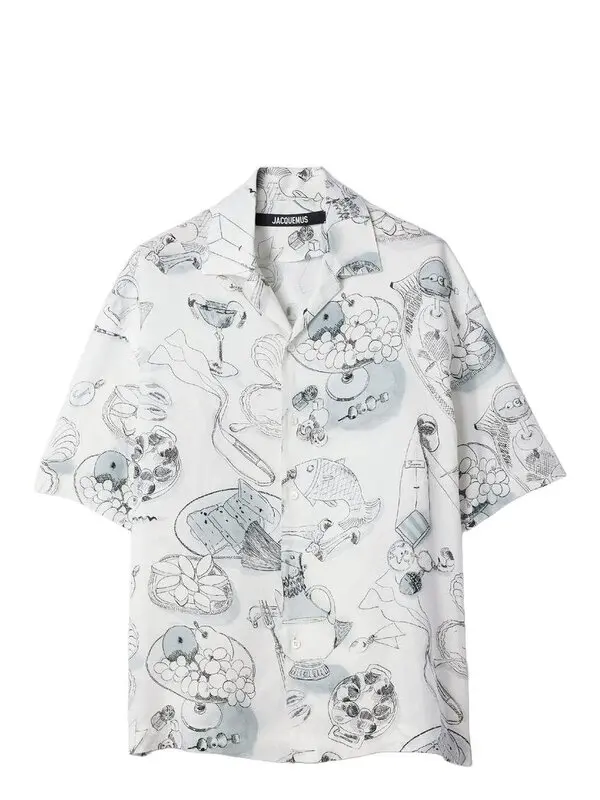 Jacquemus Jacquard Cocktail Shirt - Printtable