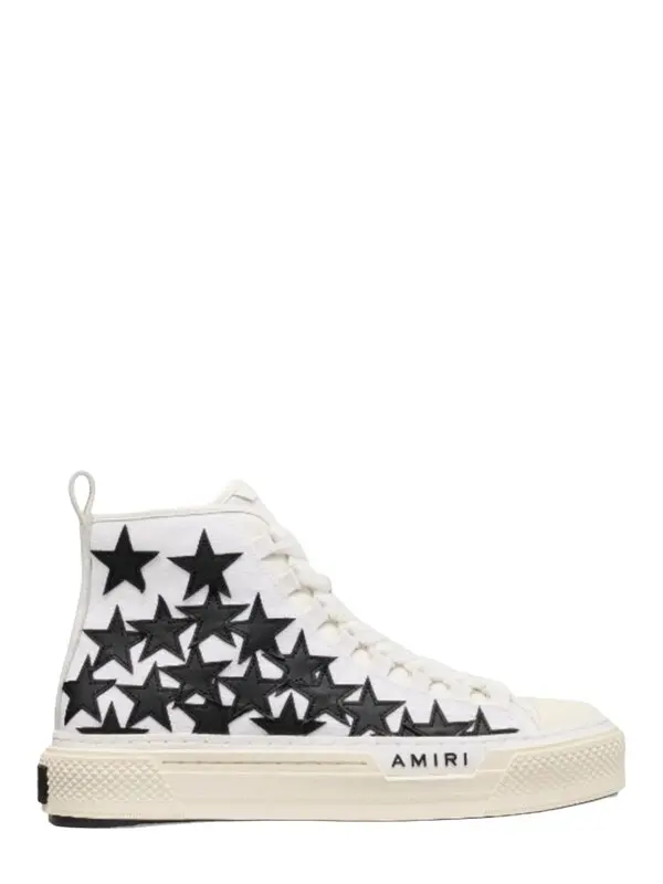 Amiri High-top Star Appliqué Sneakers - Bianco