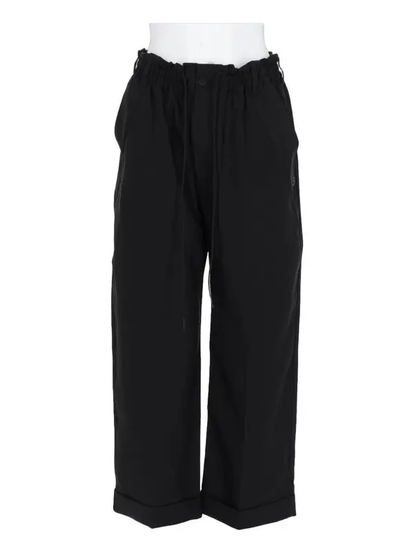 Y3 Wide-leg Trousers - Black