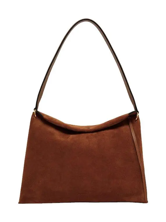 WANDLER Mini Leather Crossbody Tote Bag - Marrone