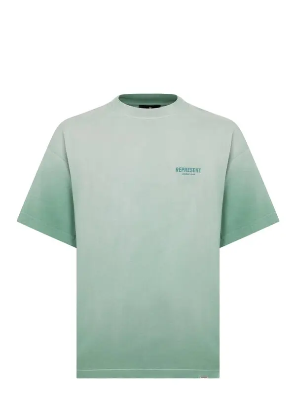 REPRESENT Faded Logo T-shirt - Green