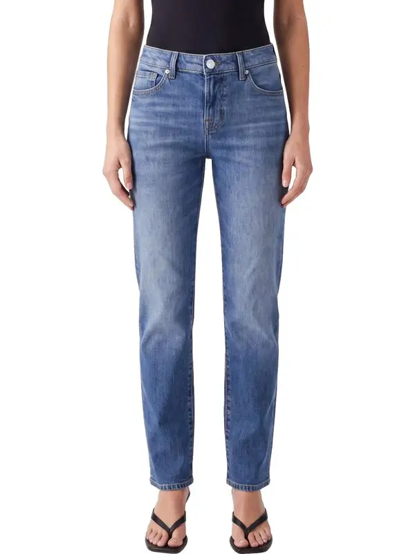 7 For All Mankind Straight Leg Jeans - Blue