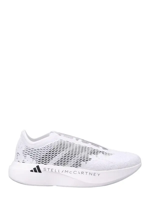 Adidas By Stella McCartney Adizero Evo Sl Sneakers In Perforated Mesh - White