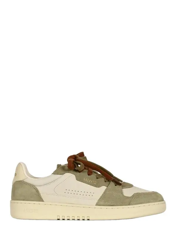 Axel Arigato Dice Lo Bi Leather And Suede Lace Up Sneakers - Beige