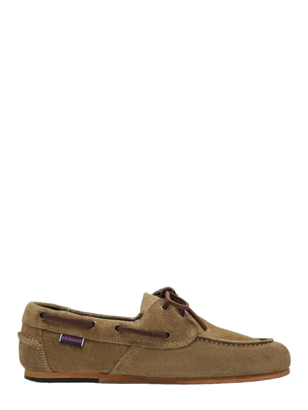 SEBAGO Owen Suede Boat Shoe Loafers - Beige