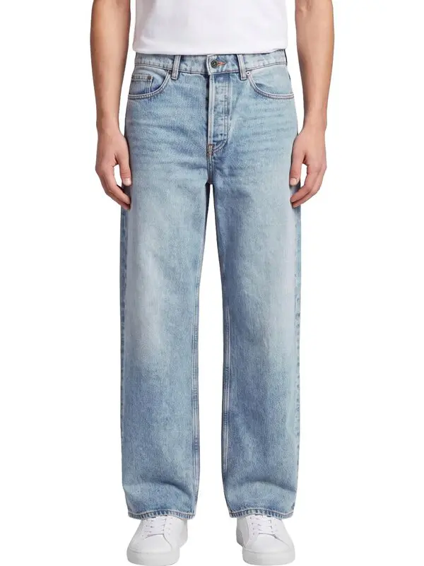 GOLDEN GOOSE Wide Leg Jeans - Blue