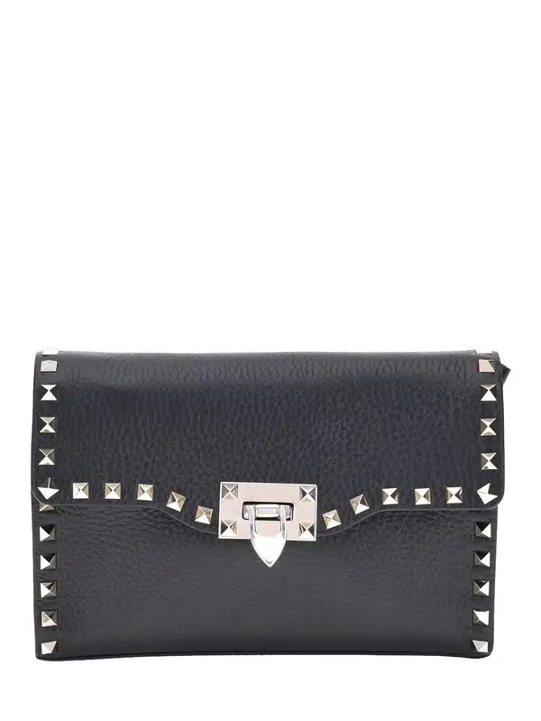 Valentino Garavani Studded Shoulder Bag - Black