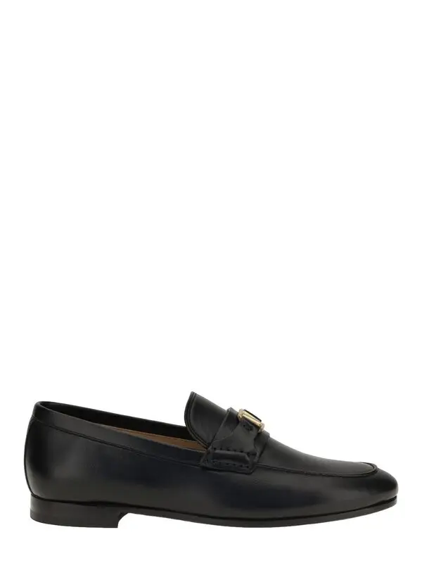 Valentino Garavani Leather Loafer - Black