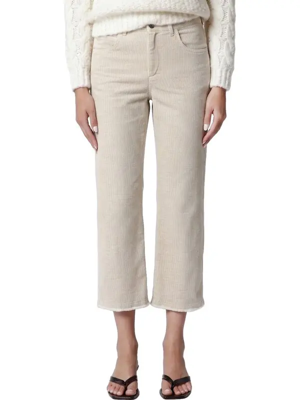 Isabel Marant Étoile Ruthie Straight-leg Corduroy Trousers - Ecru