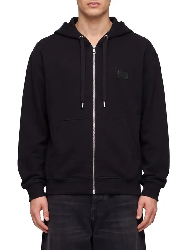 Dolce & Gabbana Zip-up Hoodie - Black