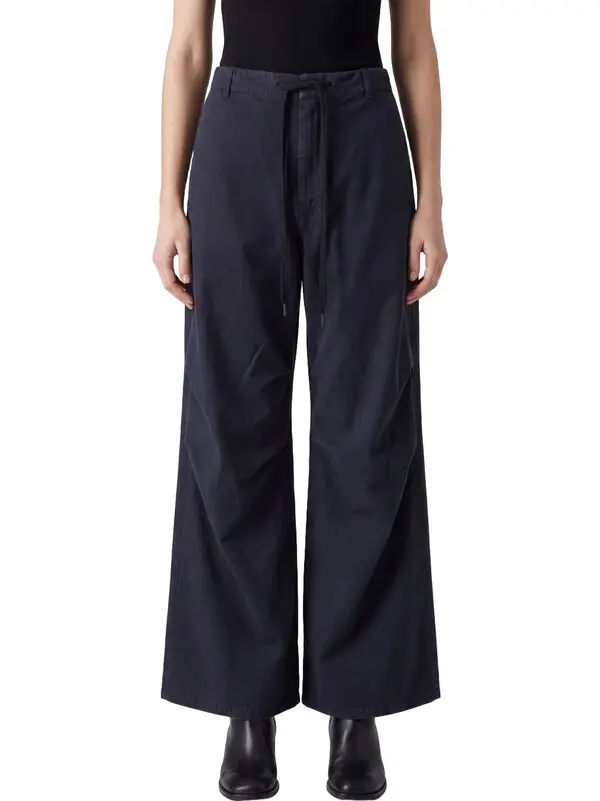 MAISON MARGIELA Wide Leg Drawstring Trousers - Blue