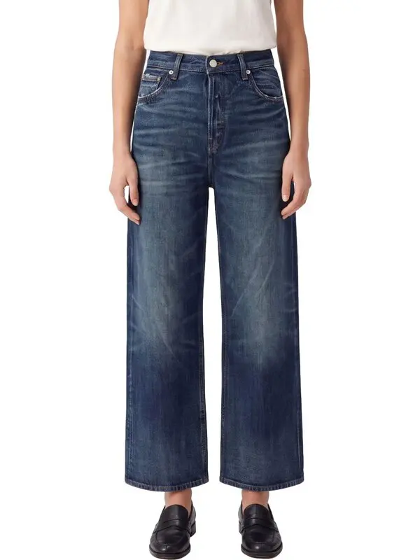 HAIKURE Wide Leg Jeans - Blue