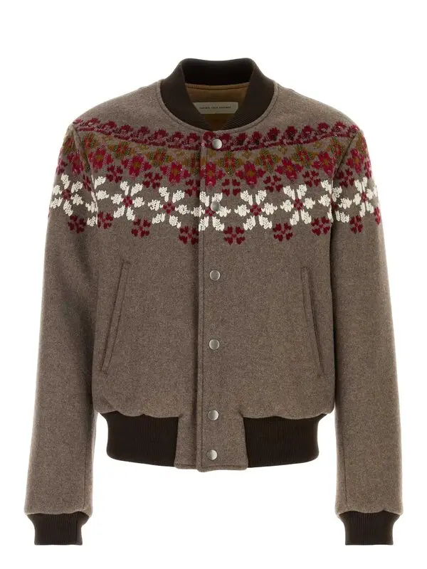 Dries Van Noten Valtor Bomber Jacket - Brown