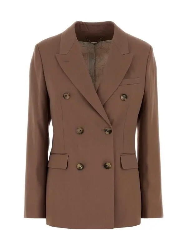 GOLDEN GOOSE Antiqued Wool Blazer - Pink