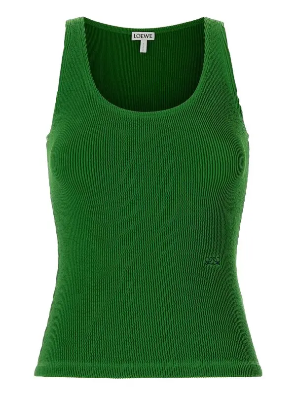 Loewe Grass Stretch Nylon Tank Top - Green
