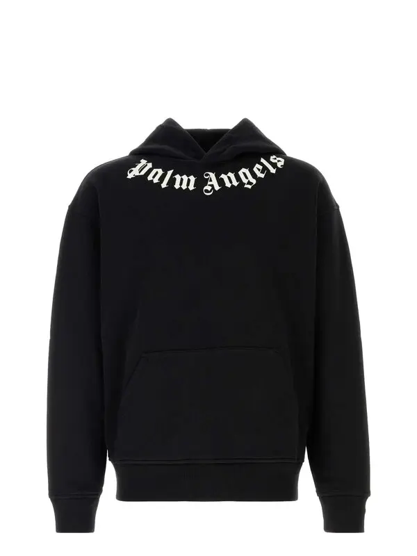 Palm Angels Cotton Sweatshirt - Black