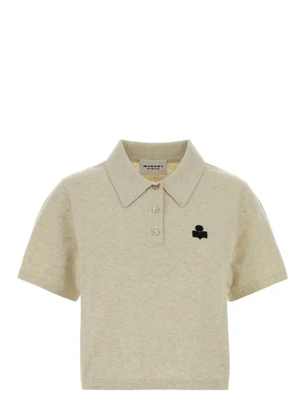 Isabel Marant Étoile Althea Polo Shirt - Brown