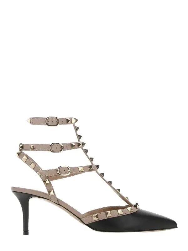Valentino Garavani Two-tone Leather Rockstud Pumps - Multicolor