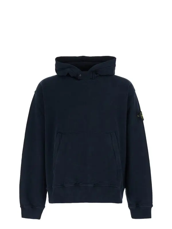 Stone Island Organic Cotton Sweatshirt With Logo Patch - Multicolor