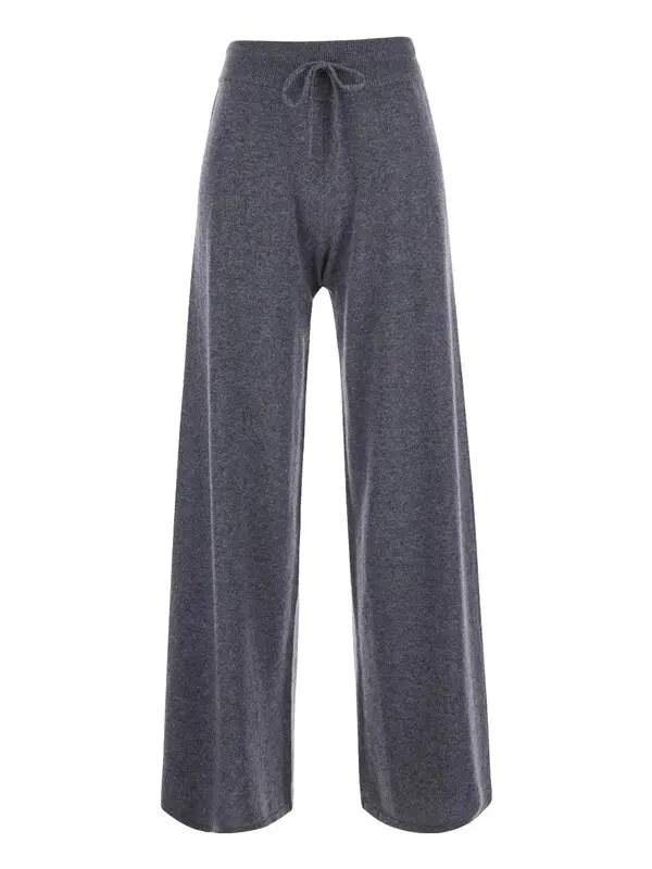 LISA YANG Grey Cashmere Trousers - Gray