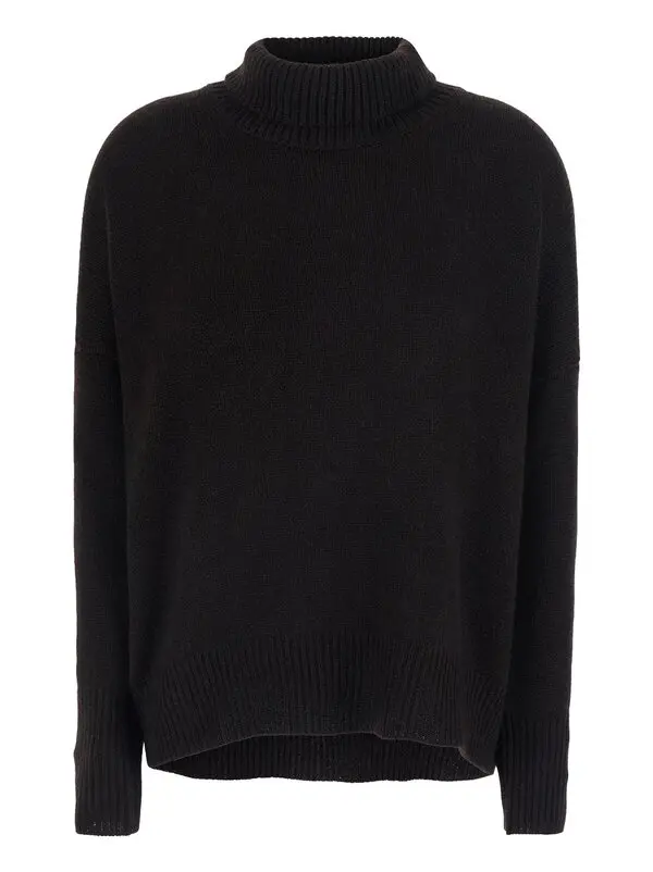 LISA YANG Heidi Cashmere Turtleneck Sweater - Brown