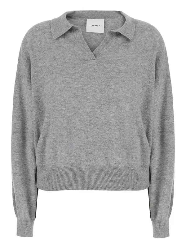 LISA YANG Katriel Cashmere Sweater - Gray
