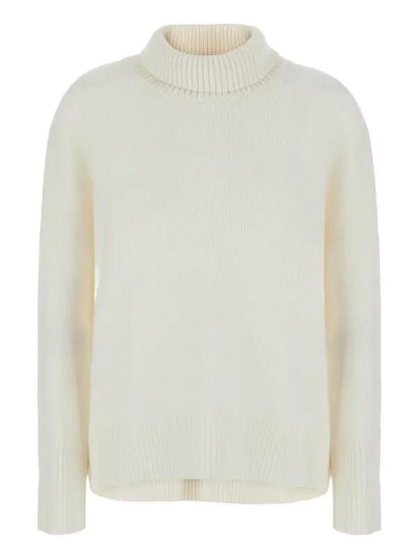 LISA YANG Heidi Cashmere V-neck Sweater - White