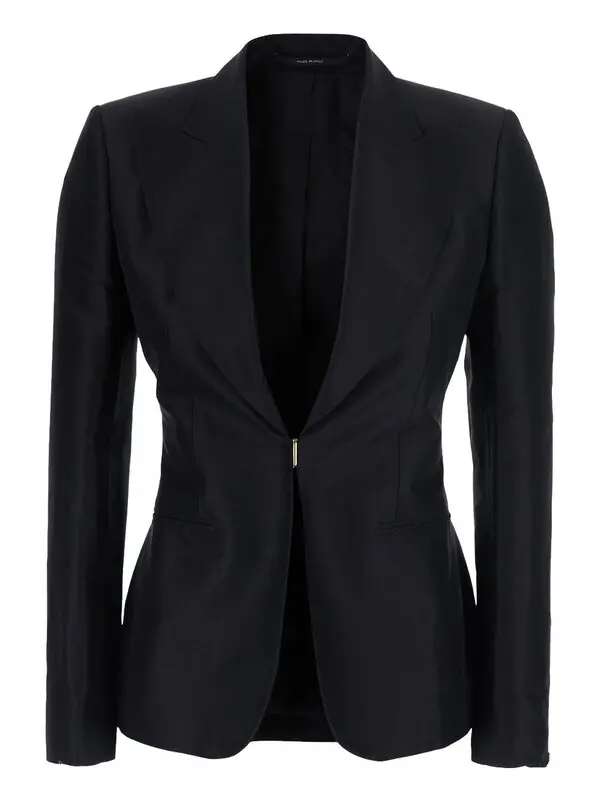 Gucci Fine Silk Faille Blazer - Multicolor