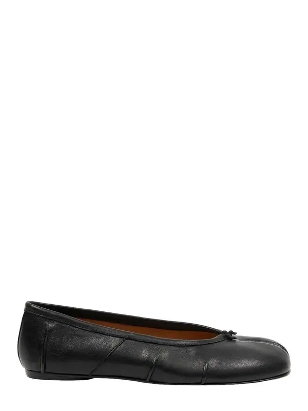 MAISON MARGIELA Tabi Ballet Flats In Nappa Leather - Black