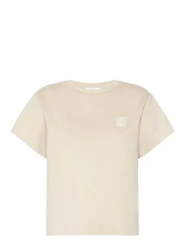 Max Mara Short-sleeved T-shirt With A Slightly Boxy Silhouette - Multicolor