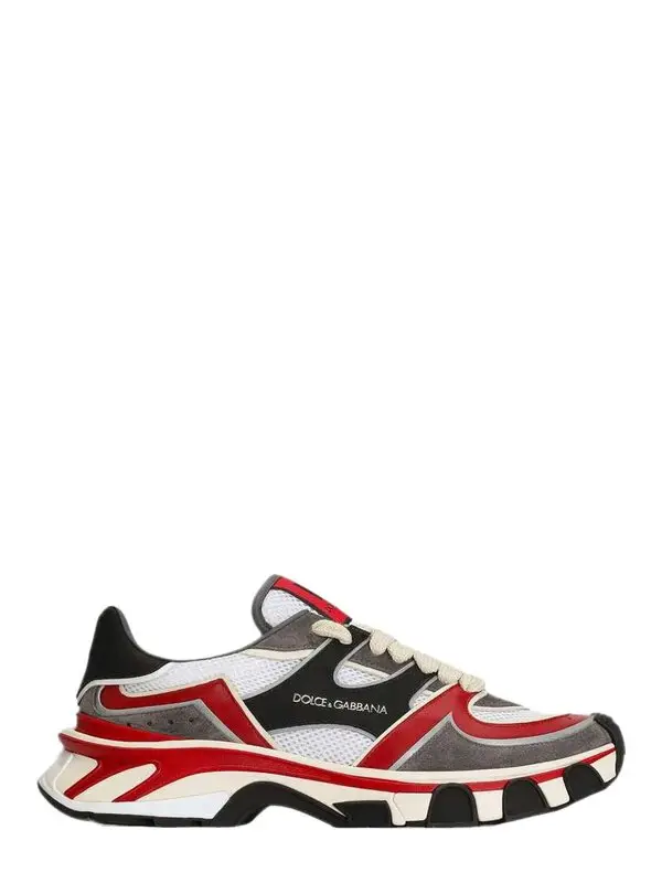 Dolce & Gabbana Mesh Detail Sneakers - Multicolor