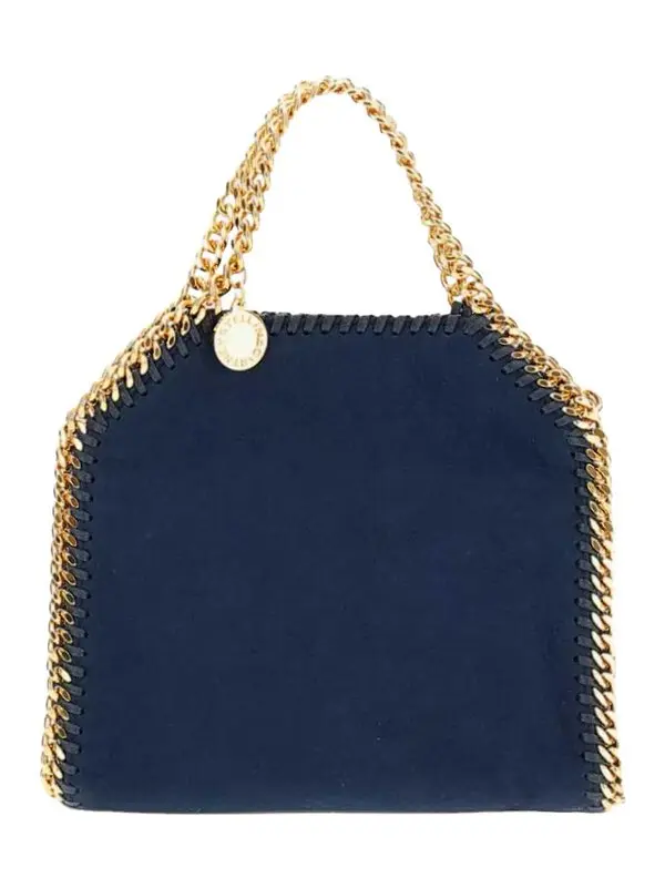 Stella McCartney Falabella Shoulder Bag With Chain Trim - Blue