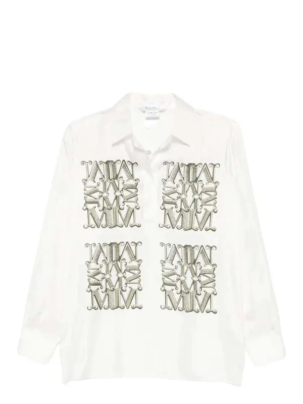Max Mara Maxmarabesque Silk Shirt - White