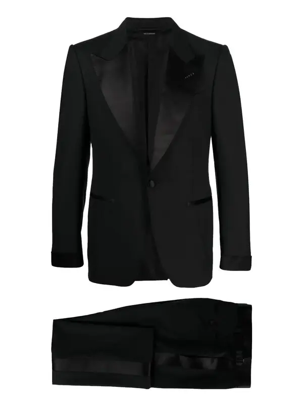 TOM FORD Two-piece Single-breasted Suit - Black