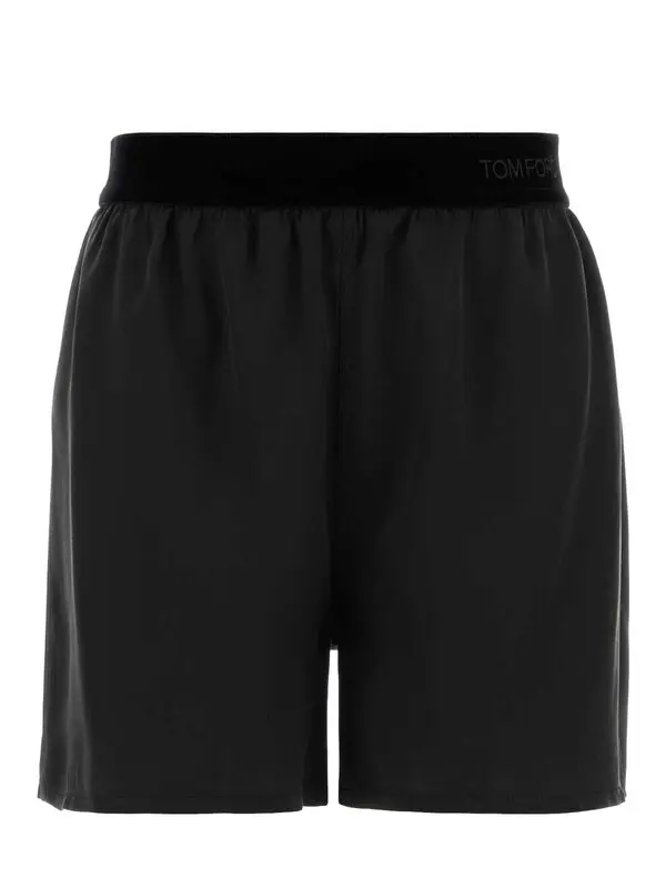 TOM FORD Satin Shorts - Black