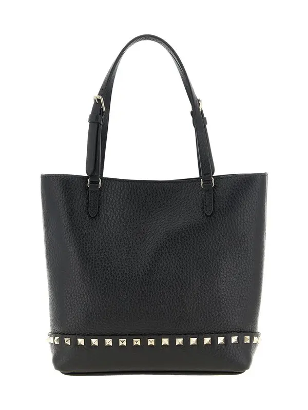 Valentino Garavani Small Rockstud' Shoulder Bag - Black