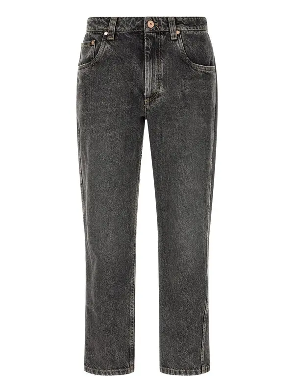 Brunello Cucinelli Monile' Jeans - Gray