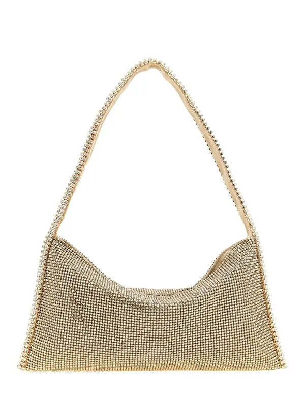 Benedetta Bruzziches Your Best Friend La Grande' Shoulder Bag - Gold
