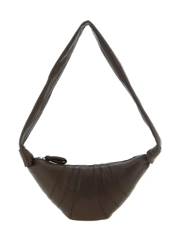 LEMAIRE Croissant' Small Shoulder Bag - Brown