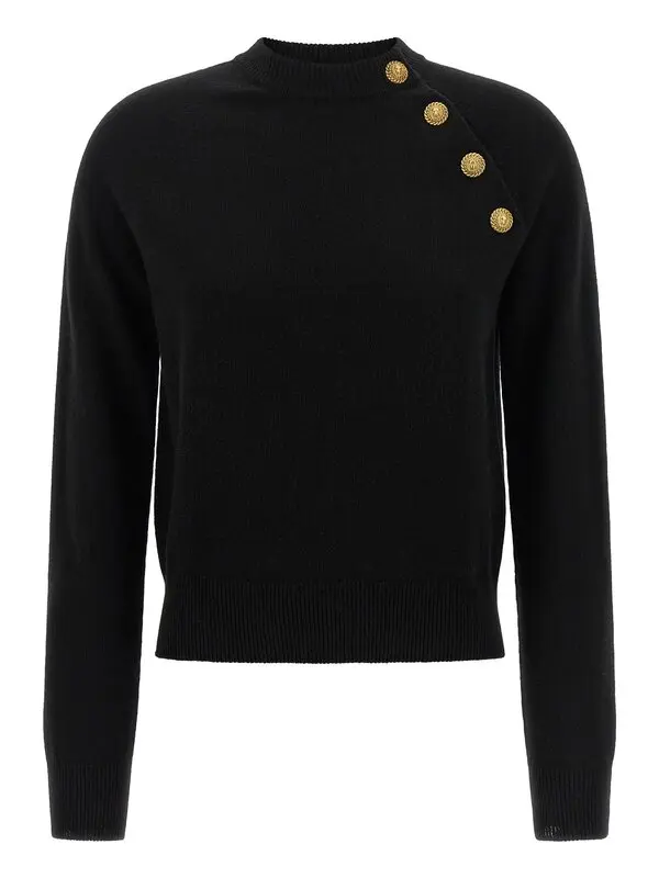 Balmain Leone Catena Sweater - Black